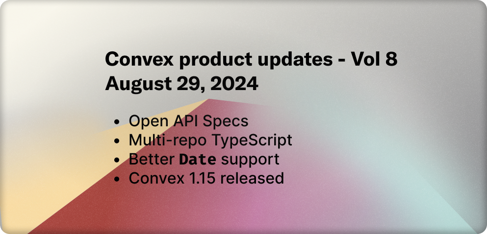 Product Update - Volume 8